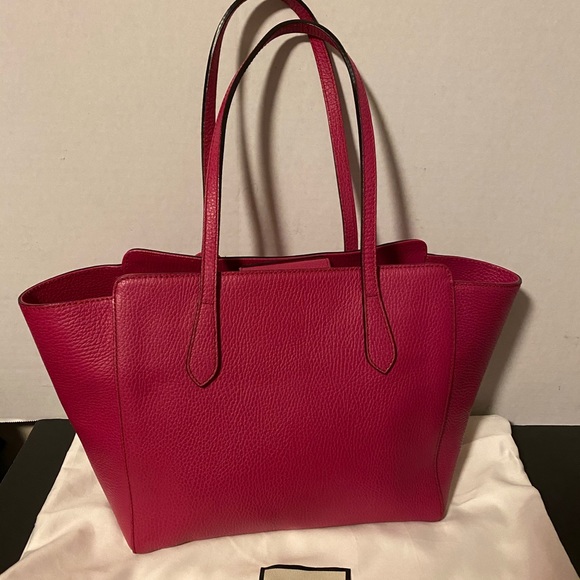 Gucci | Bags | Gucci Swing Hot Pink Shoulder Bag | Poshmark